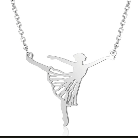 Stainless Steel | Jewelry | Ballerina Necklace Ballet Dancing Necklace ...